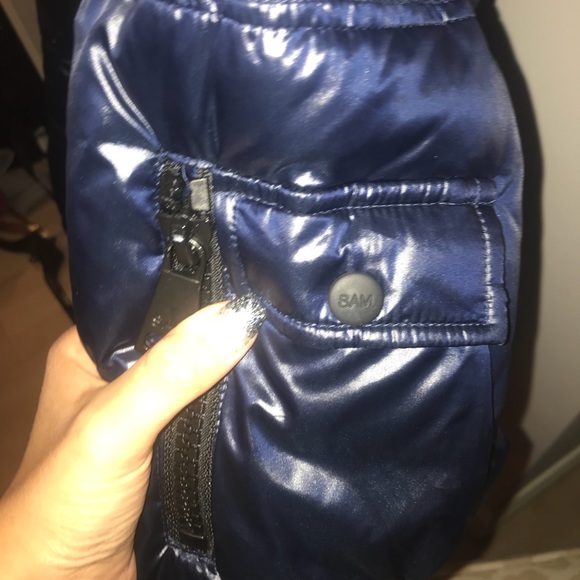 SAM. | Jackets & Coats | Nwt Midnight Sam Blake Fur Trim Puffer Coat ...